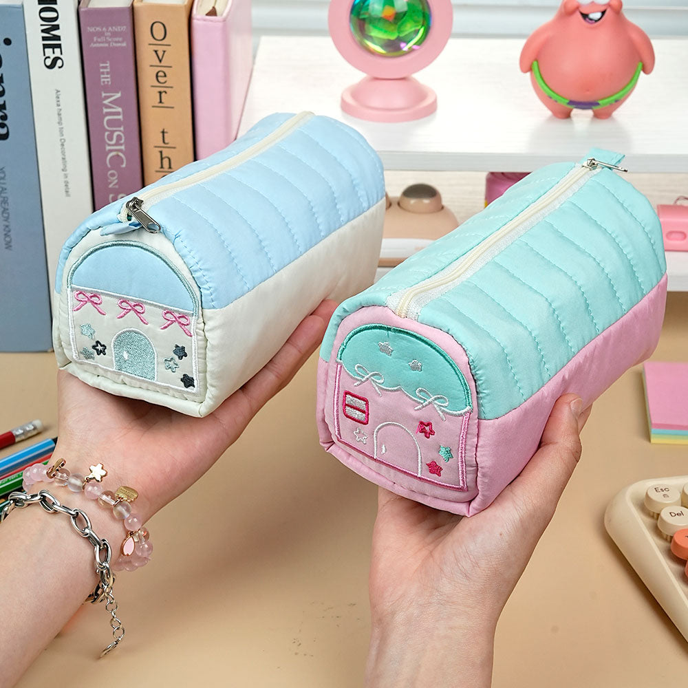 House Embroidery Pencil Case – iDooodle