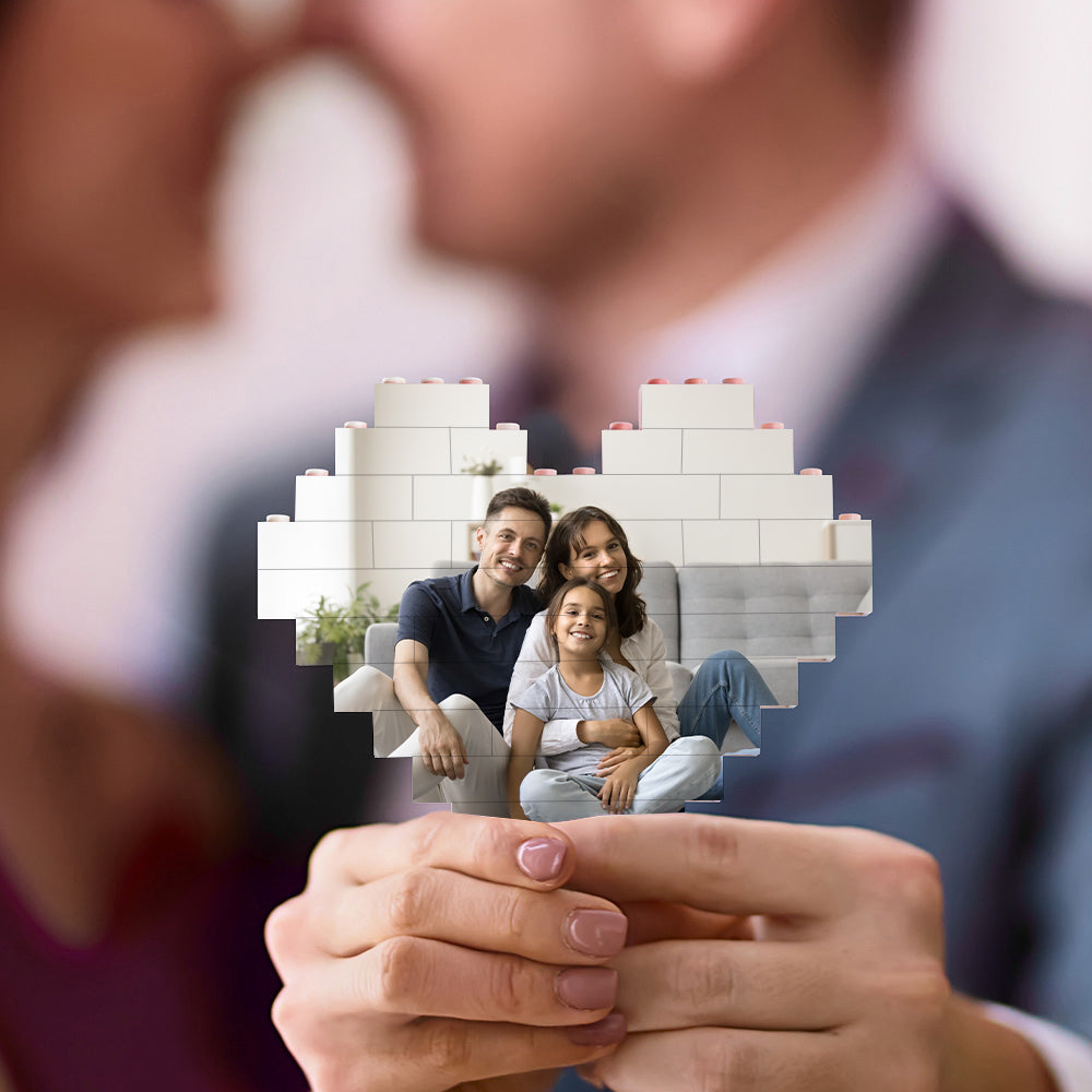 Turn Photos into Heart Shaped Brick Puzzles – iDooodle