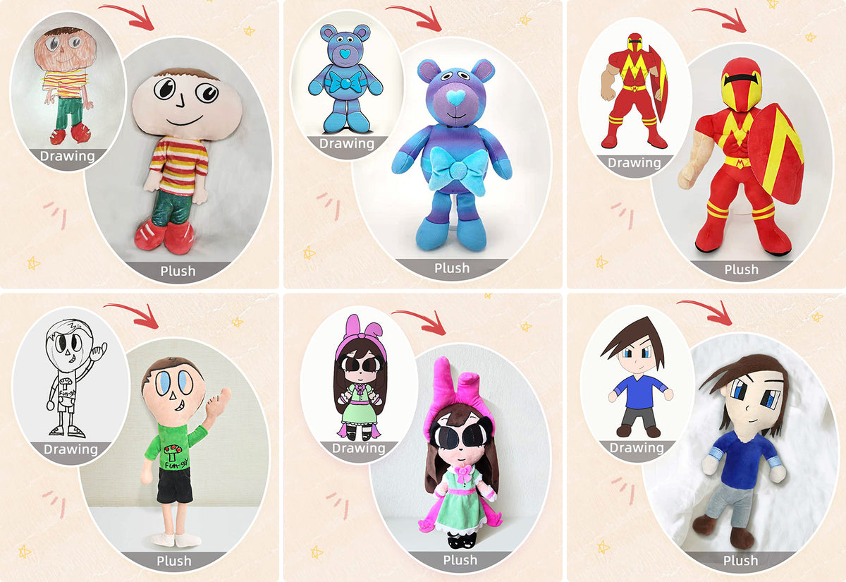 Make Custom Stuffed Animals with Drawings & Selfies | iDooodle
